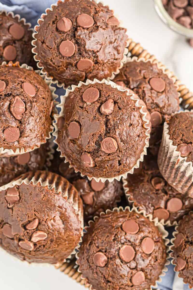Double Chocolate Muffins - Build Your Bite