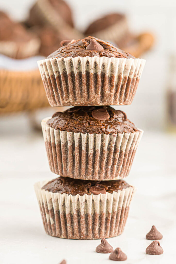 Double Chocolate Muffins - Build Your Bite