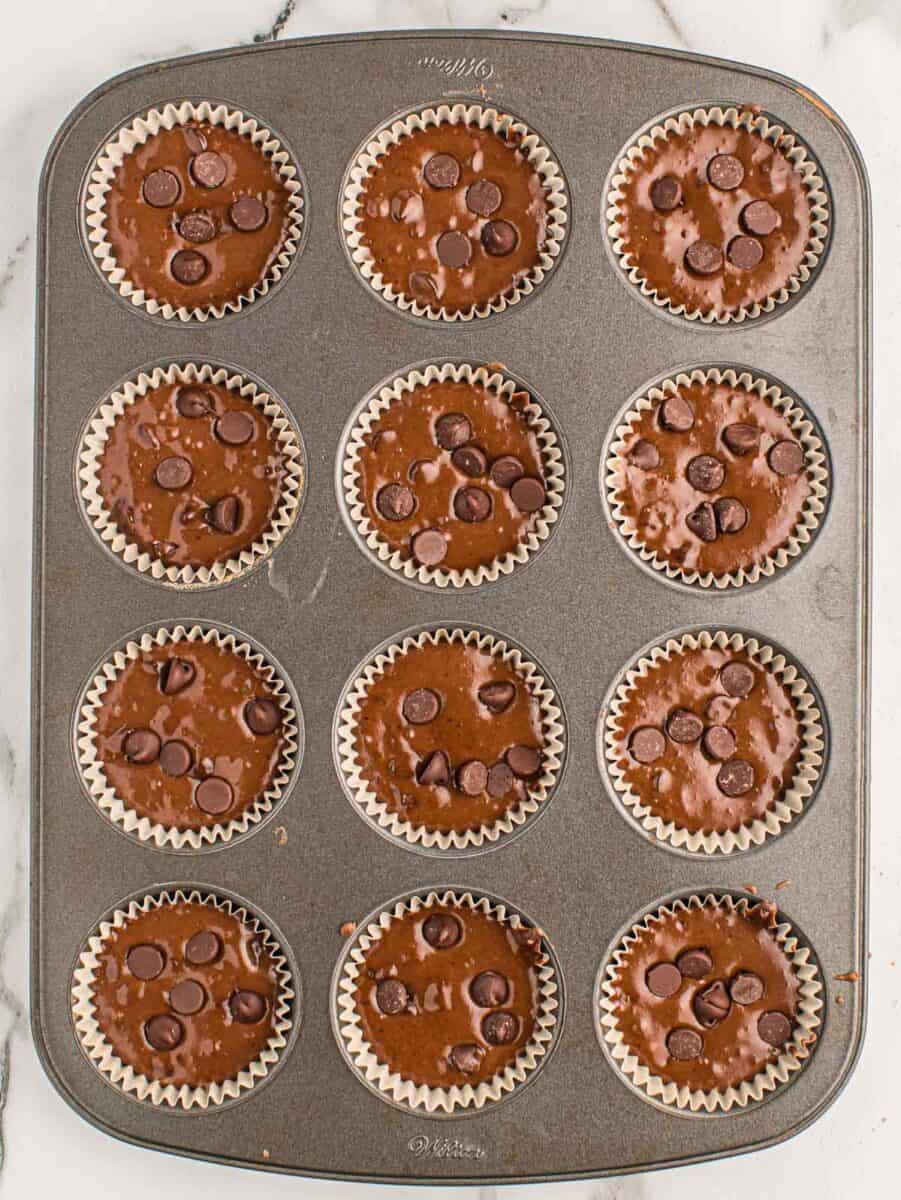 Double Chocolate Muffins - Build Your Bite
