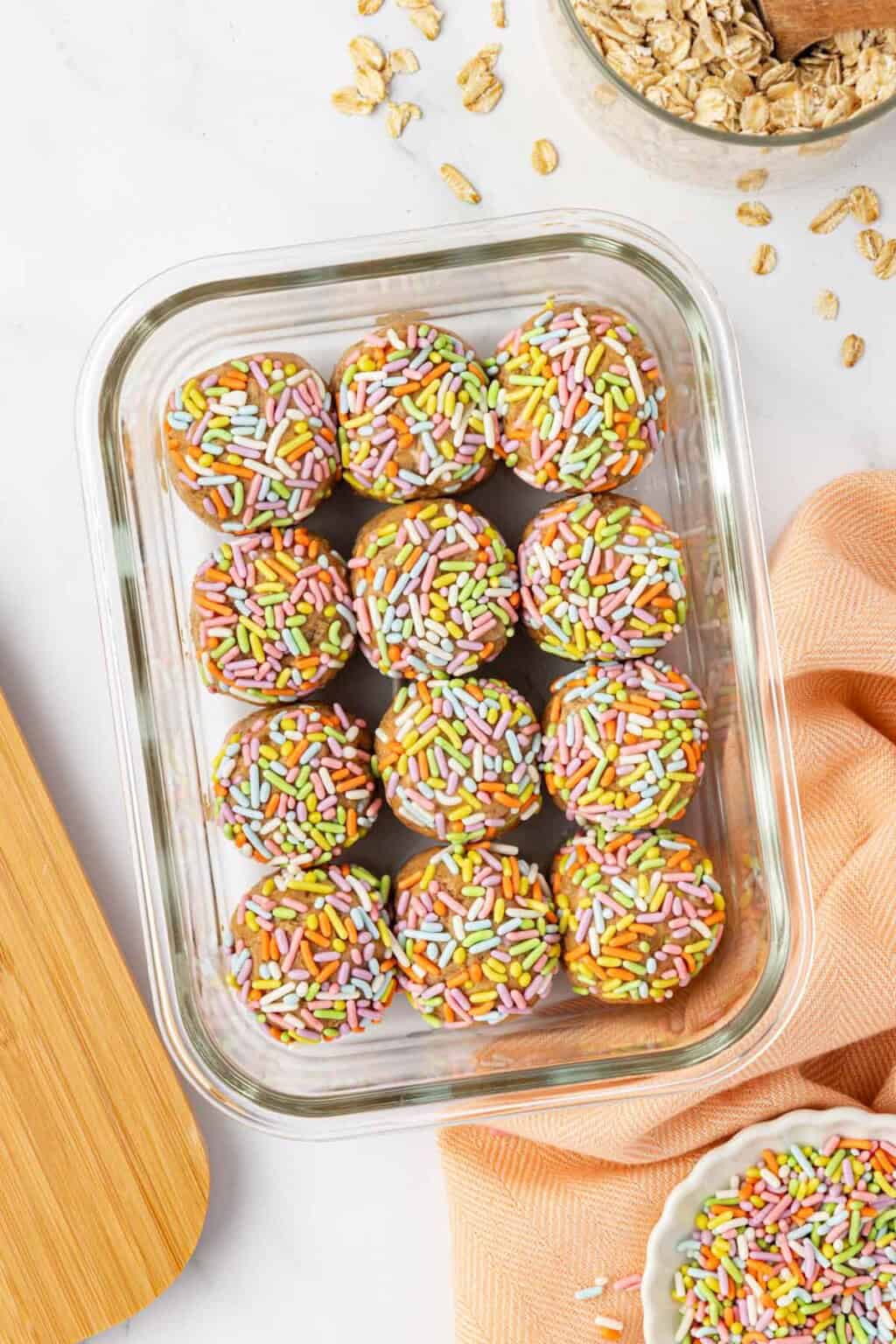 Birthday Cake Protein Balls - Build Your Bite