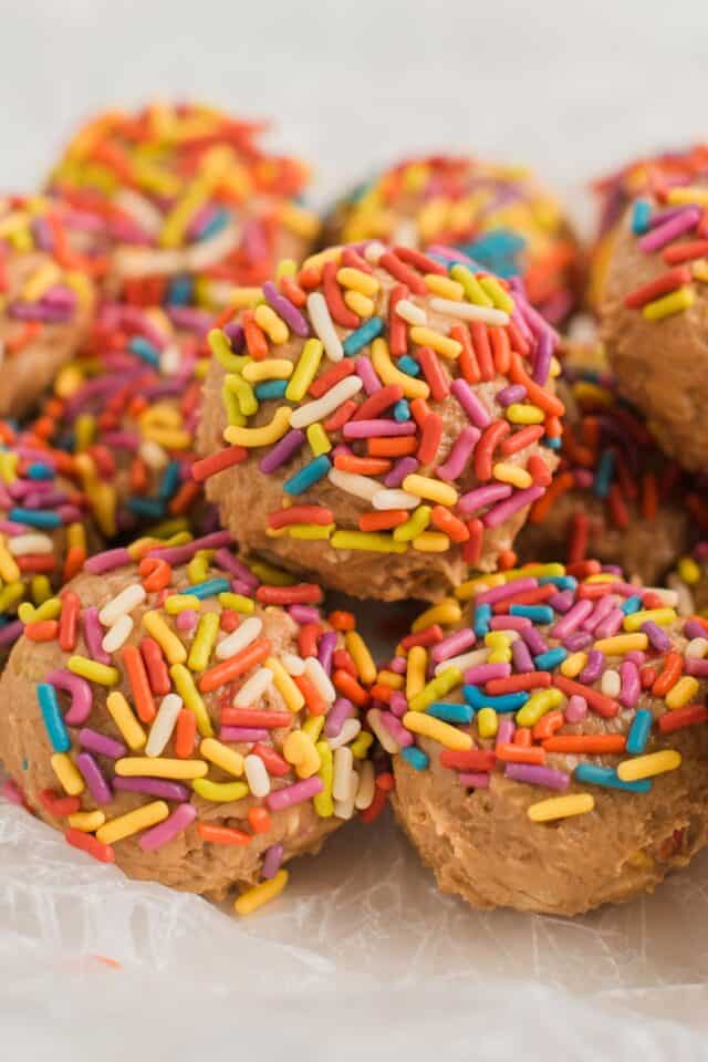 Birthday Cake Protein Balls - Build Your Bite