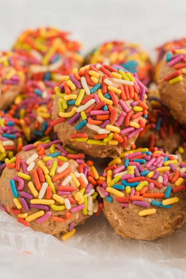 Birthday Cake Protein Balls - Build Your Bite