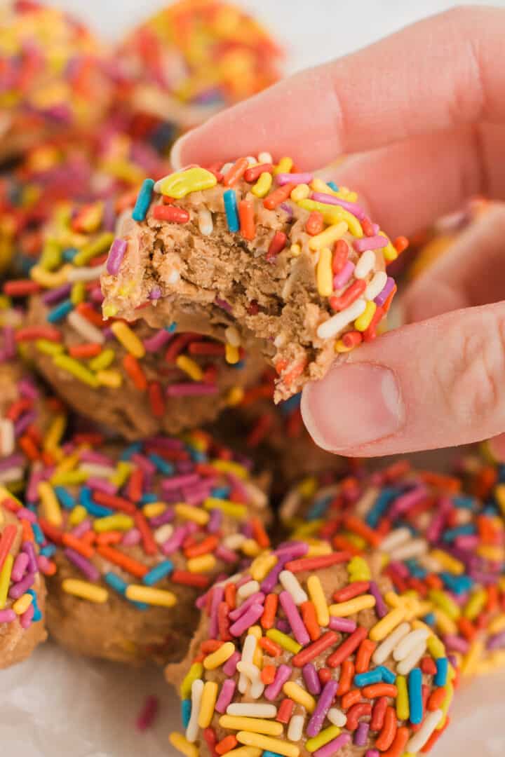 Birthday Cake Protein Balls - Build Your Bite