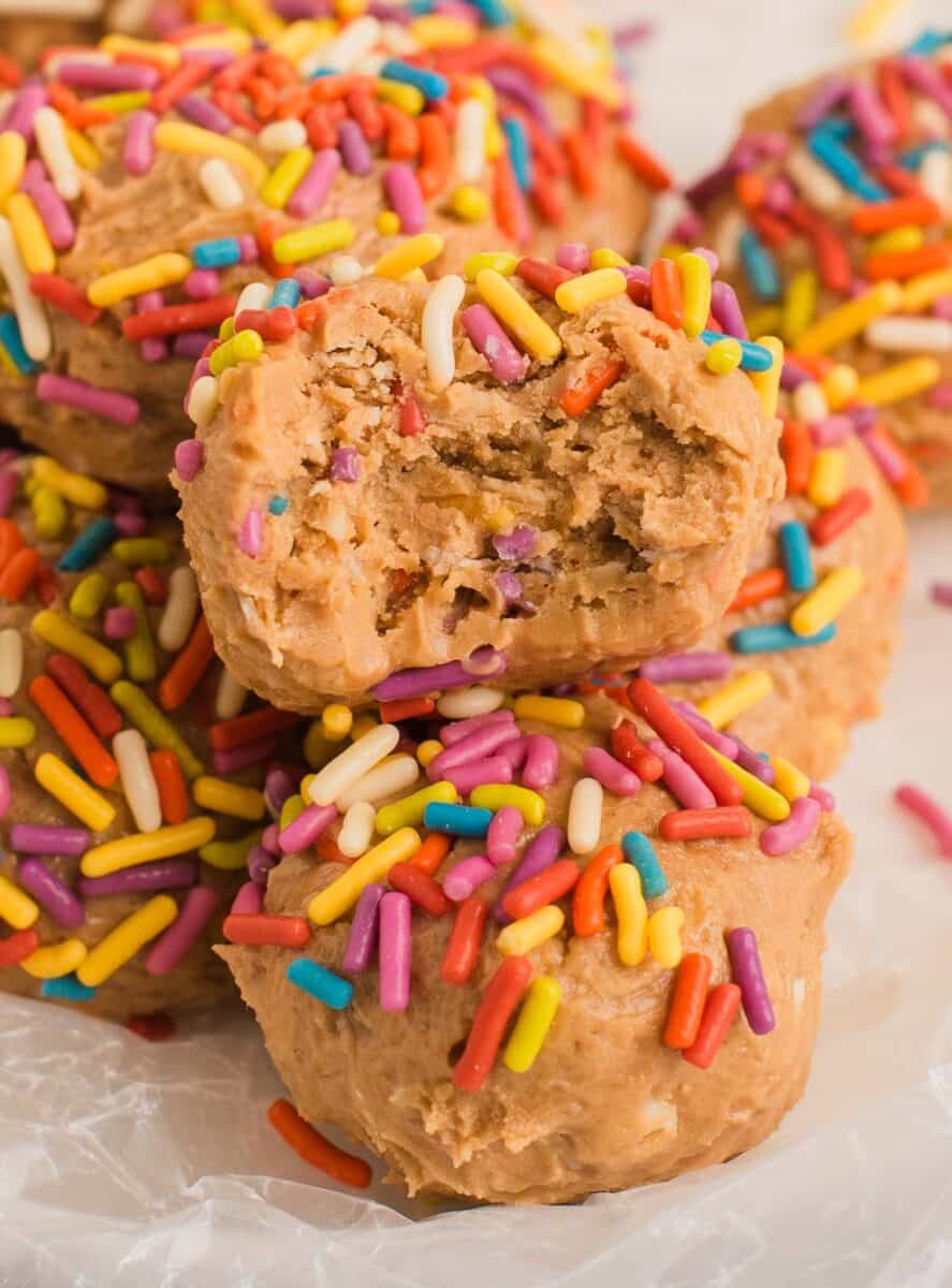 Birthday Cake Protein Balls - Build Your Bite