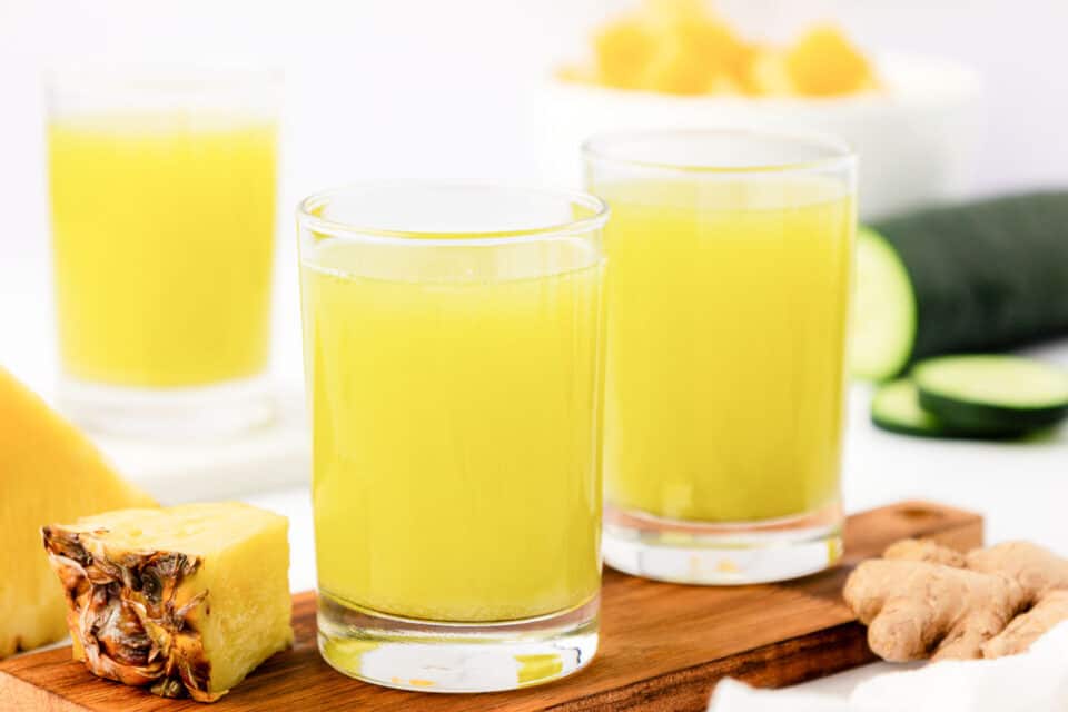 Pineapple Cucumber Juice - Build Your Bite