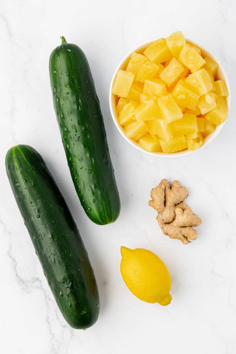 Pineapple Cucumber Juice - Build Your Bite