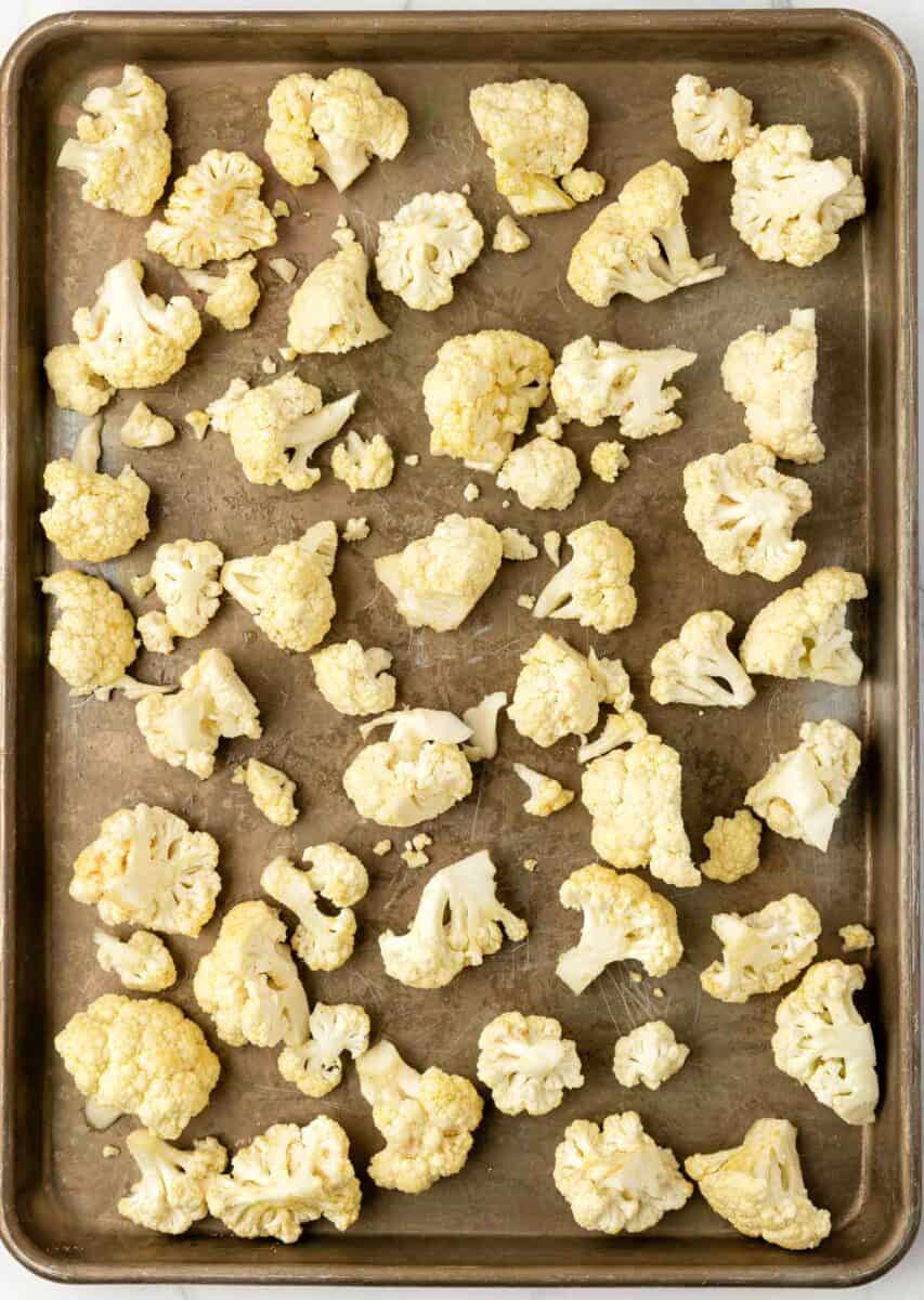 Roasted Cheesy Cauliflower - Build Your Bite