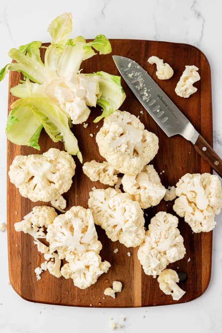 Roasted Cheesy Cauliflower - Build Your Bite