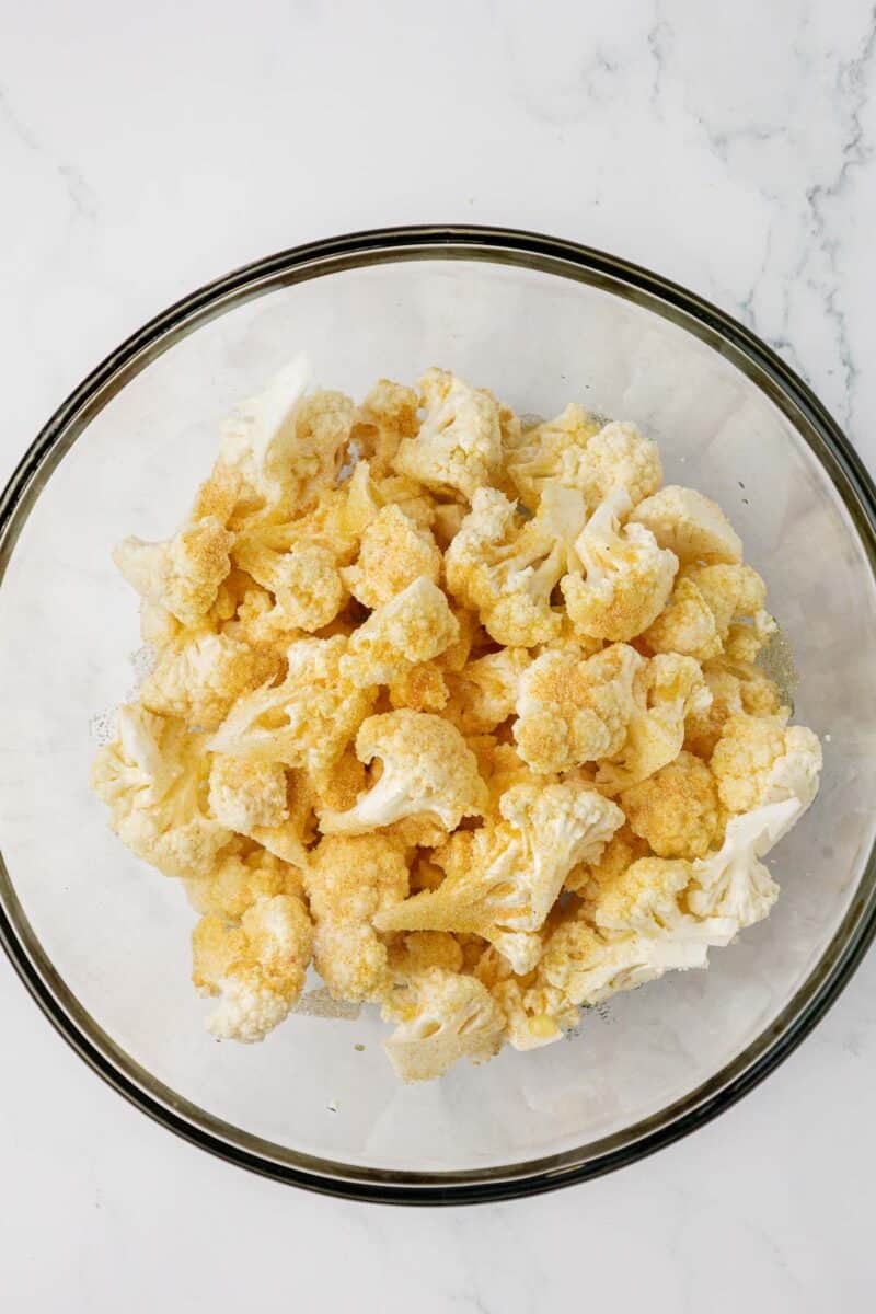 Roasted Cheesy Cauliflower - Build Your Bite