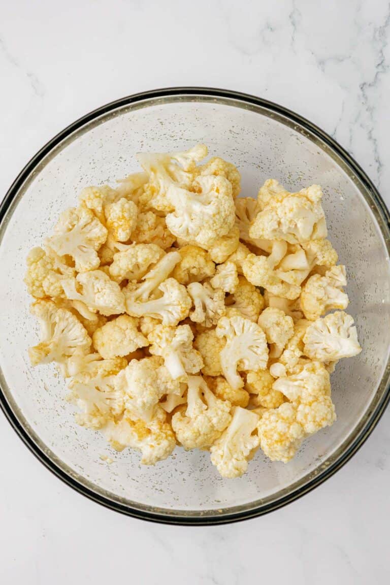 Roasted Cheesy Cauliflower - Build Your Bite