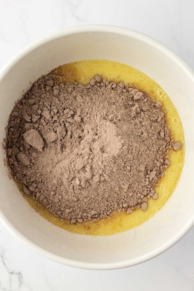 Double Chocolate Cake Mix Muffins - Build Your Bite