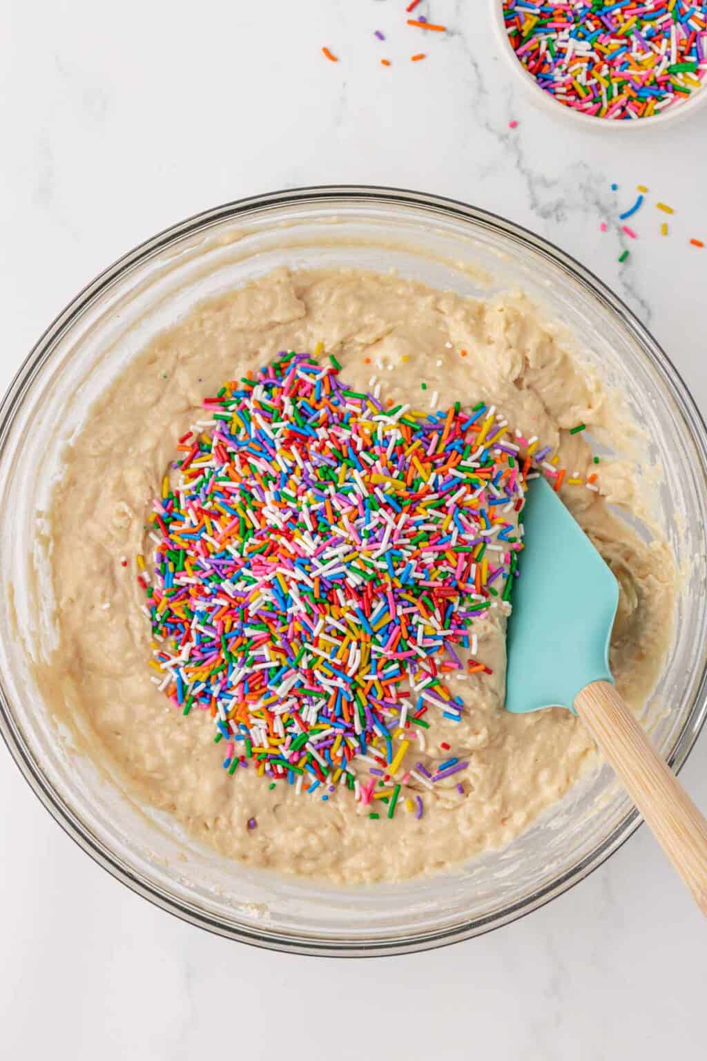 Birthday Cake Mini Muffins - Build Your Bite