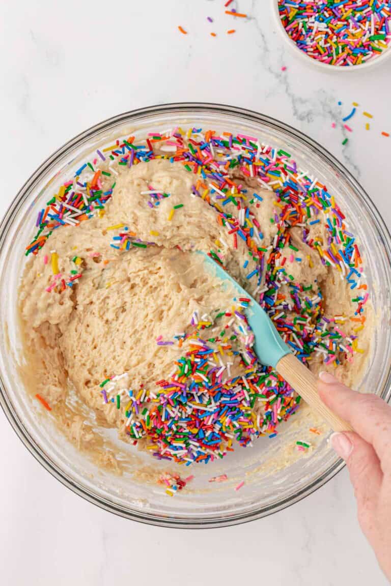 Birthday Cake Mini Muffins - Build Your Bite